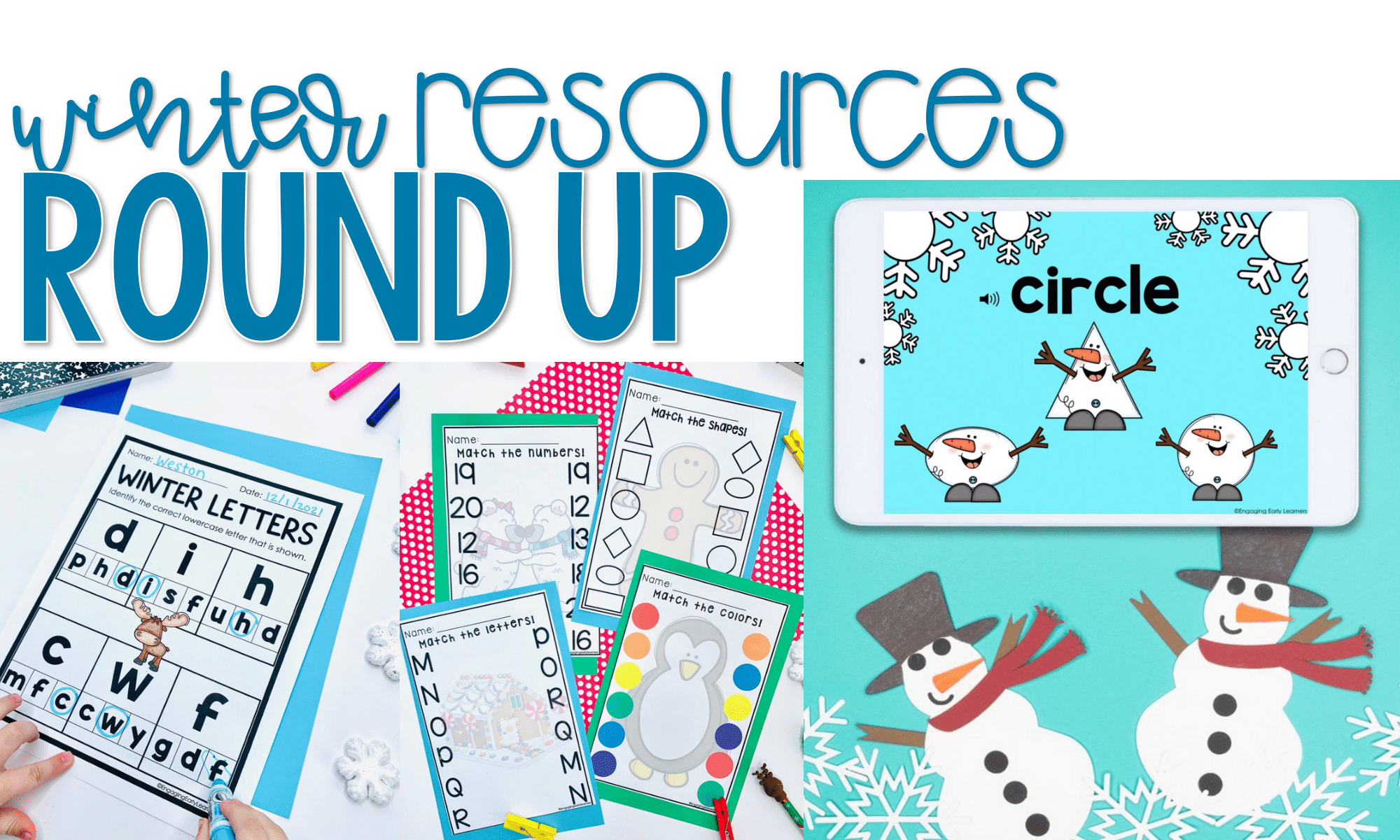 Winter Resources Round Up - Engaging Early Learners