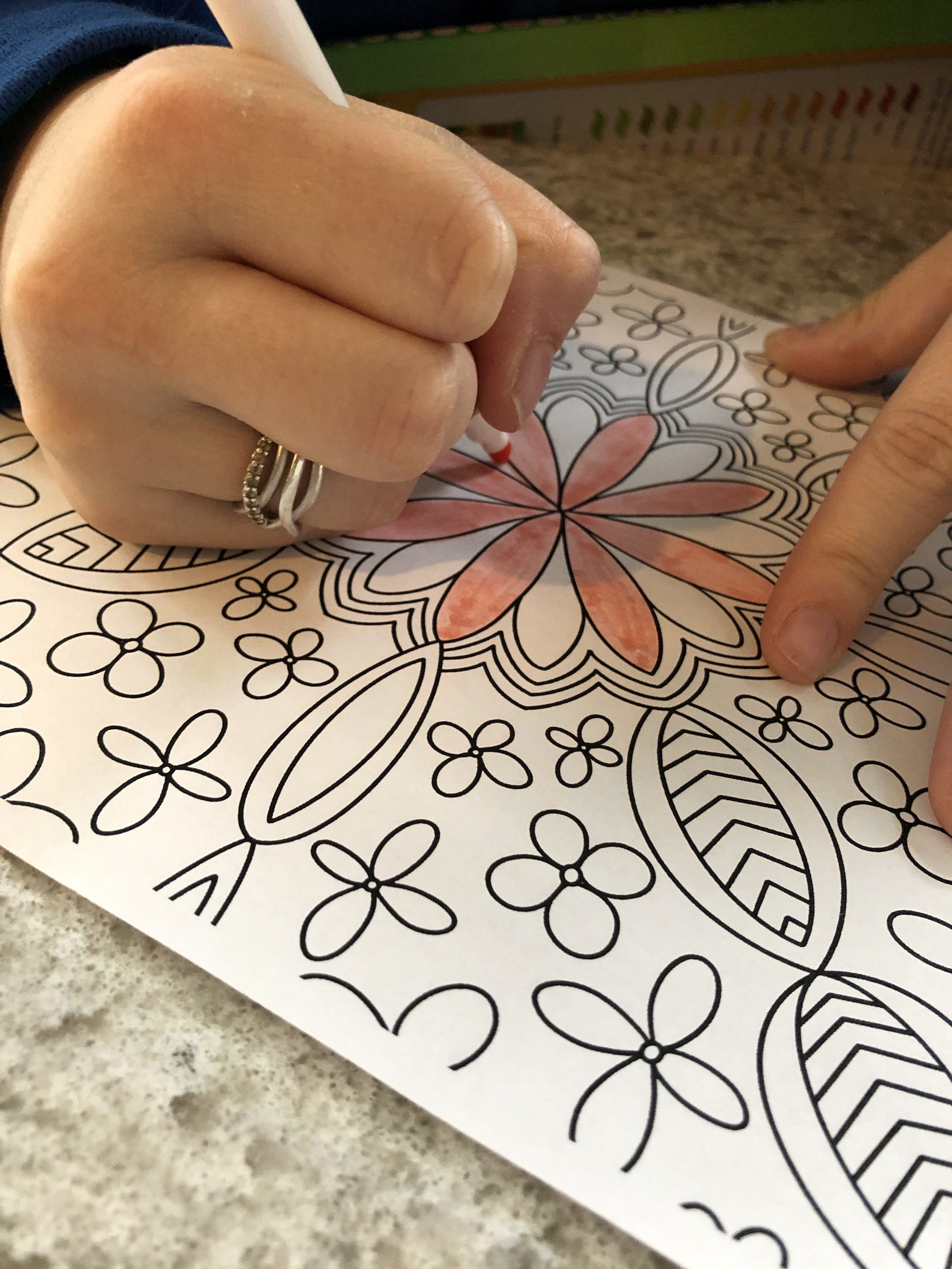 Coloring on my iPad - Engaging Early Learners