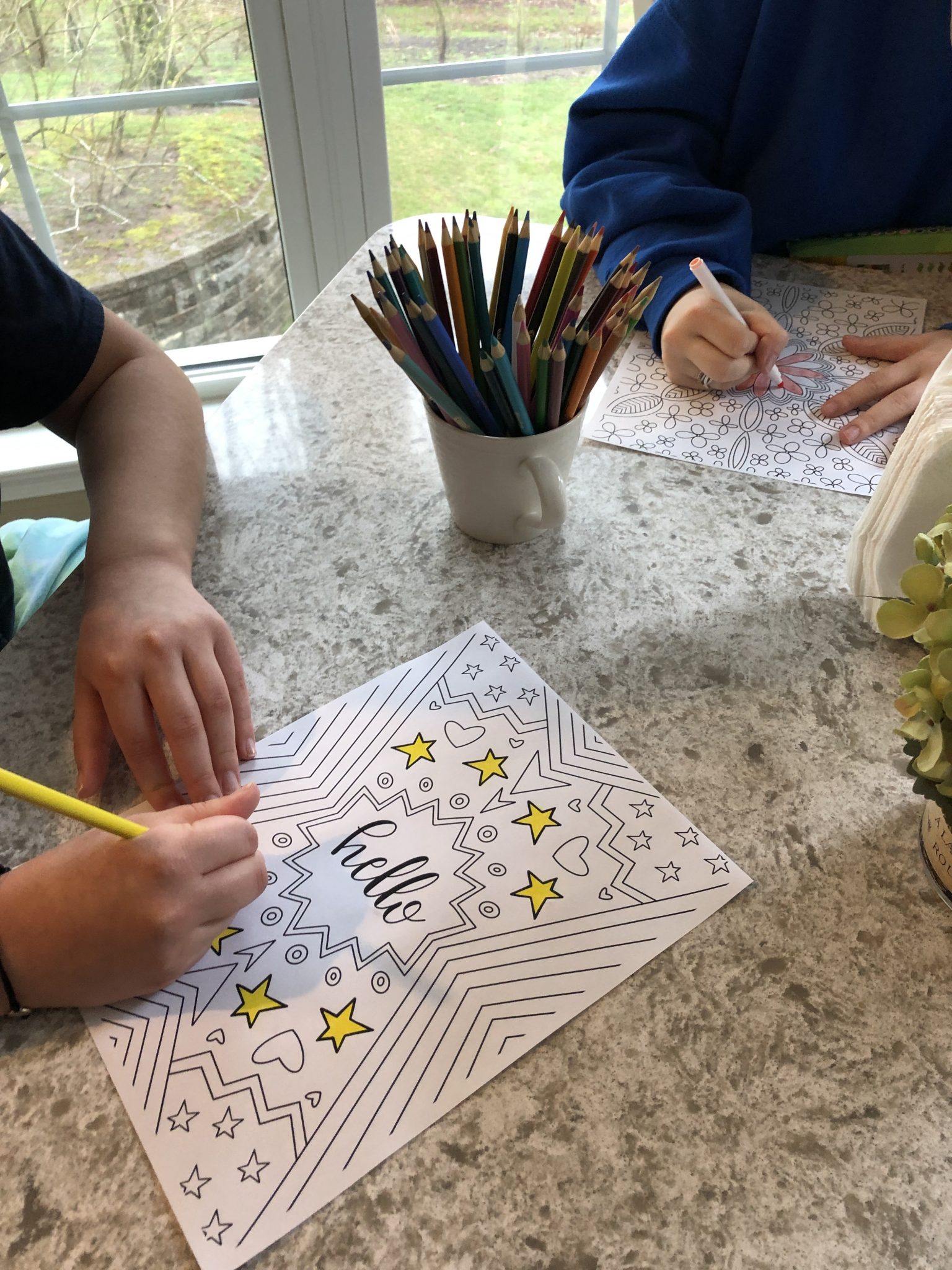 Coloring on my iPad - Engaging Early Learners