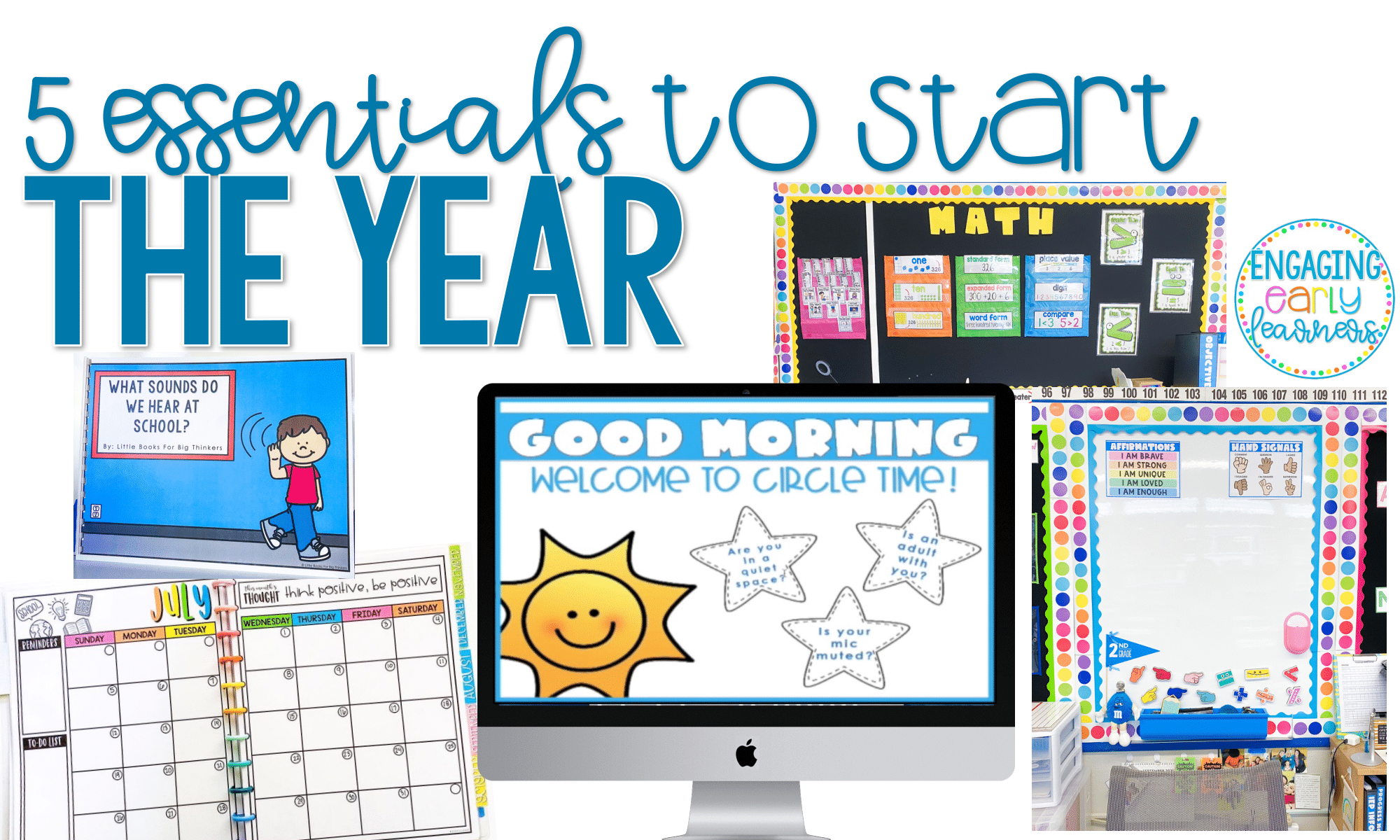 5 Essentials To Start The School Year - Engaging Early Learners