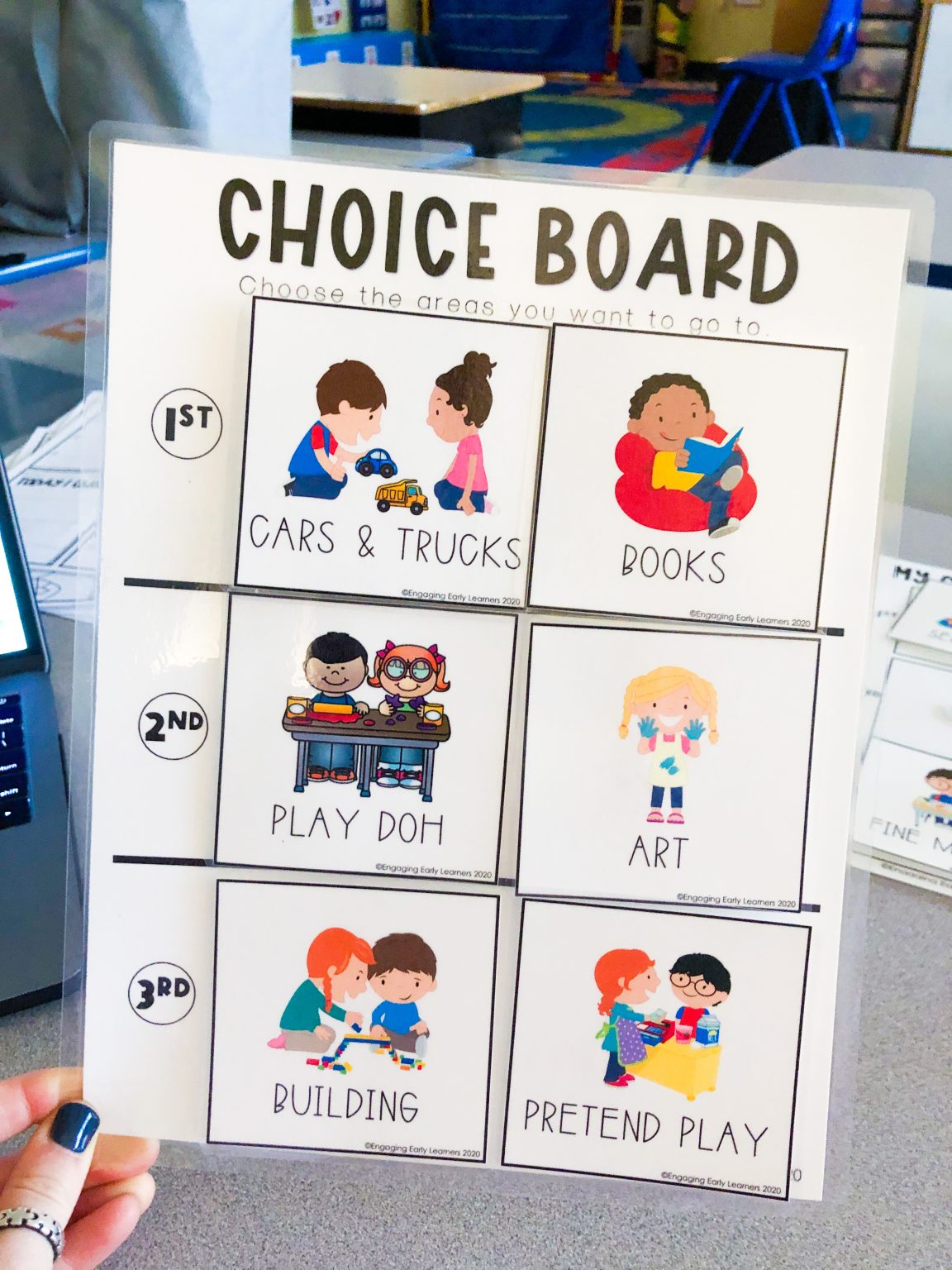 Choice Boards For Centers - Engaging Early Learners