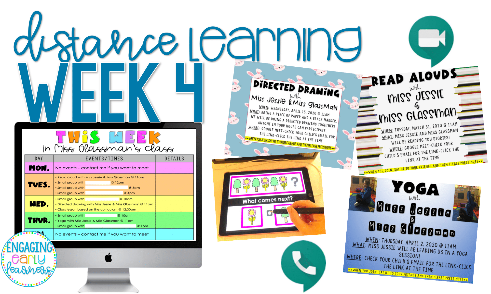 Distance Learning: Week 4 - Engaging Early Learners