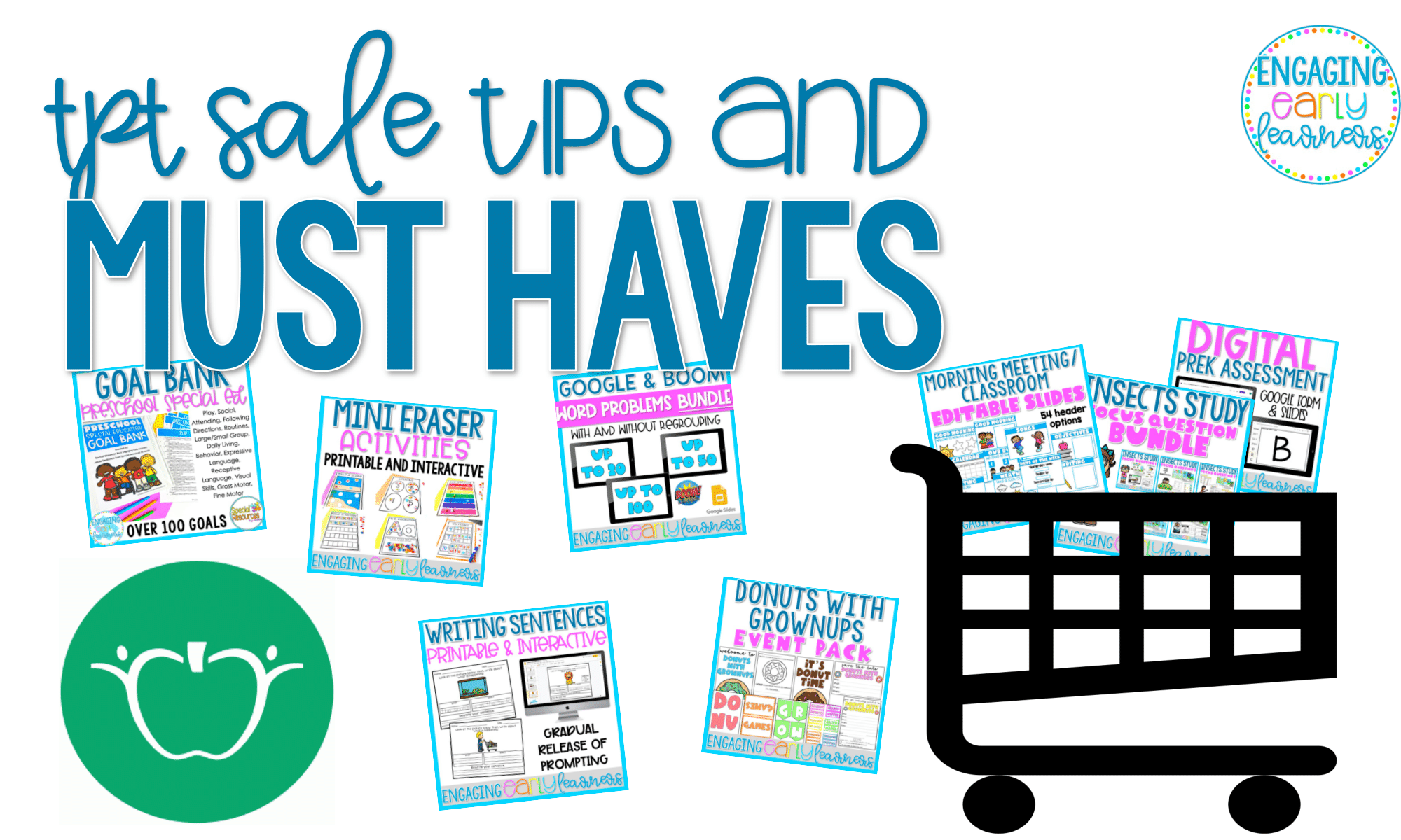 3 TPT Sale Must-Haves - Engaging Early Learners