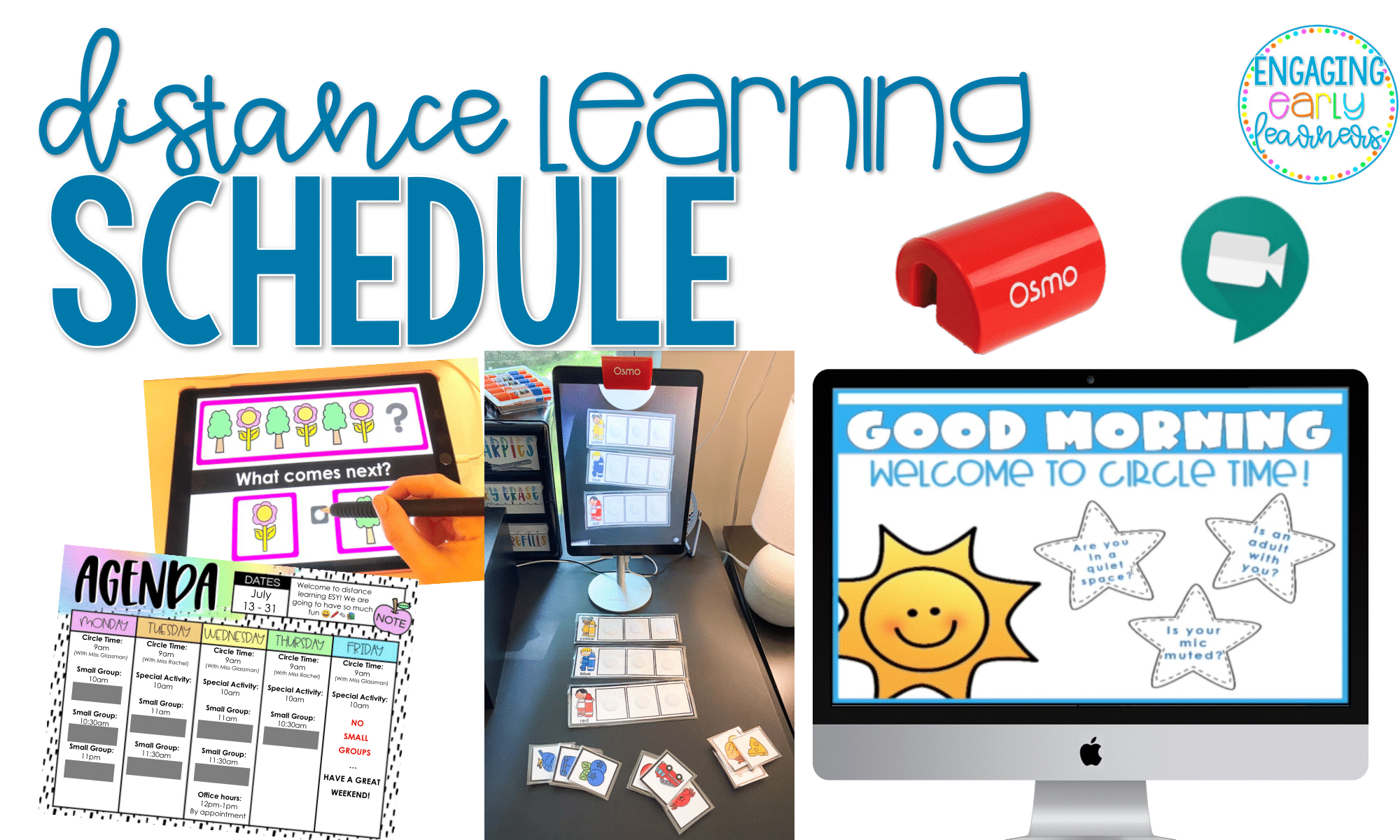 Distance Learning Schedule - Engaging Early Learners